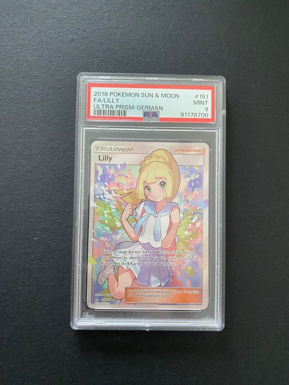 Lilly Trainer - SM Ultra Prisma - PSA 9 - DE - Pokemon (Gebraucht) in ...