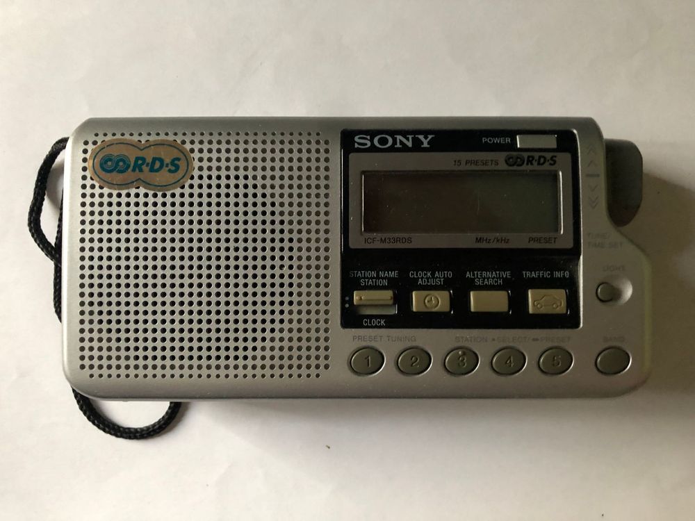 SONY RDS Radio ICF-M33RDS | Kaufen auf Ricardo