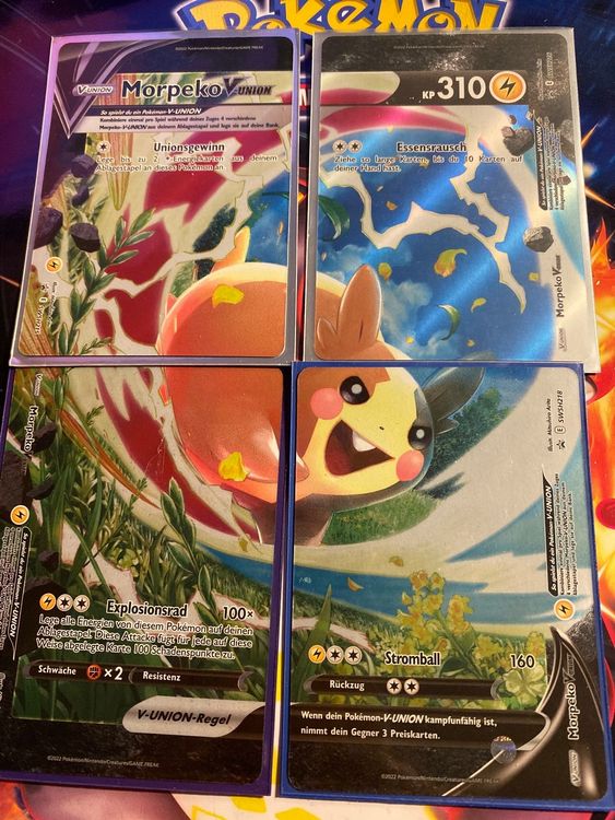 Pokemonkarten Morpeko V-Union 4 Karten (Neu (gemäss Beschreibung)) in Neuhausen für CHF 5 – mit ...