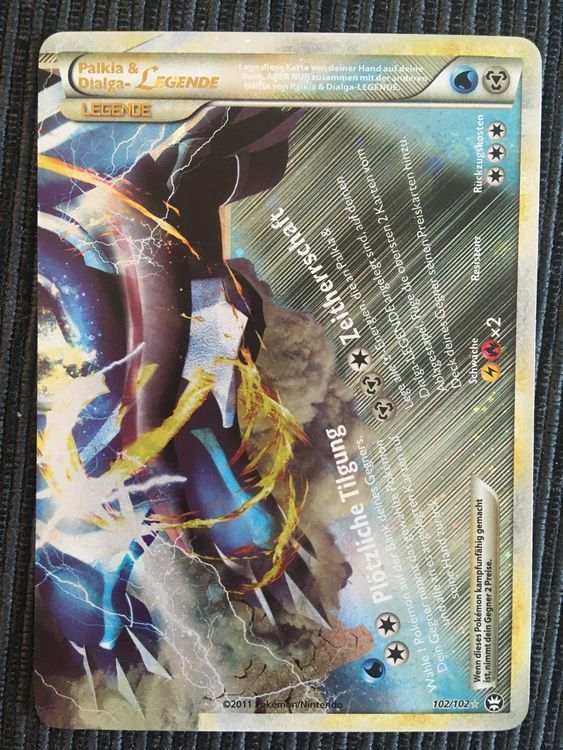 Pokemon Palkia Dialga Legende HS Triumph 2009 (Neu (gemäss Beschreibung ...
