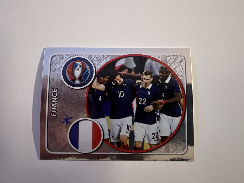 Panini Frankreich EM 2016 Frankreich Mannschaft Glitzerbild (Neu ...