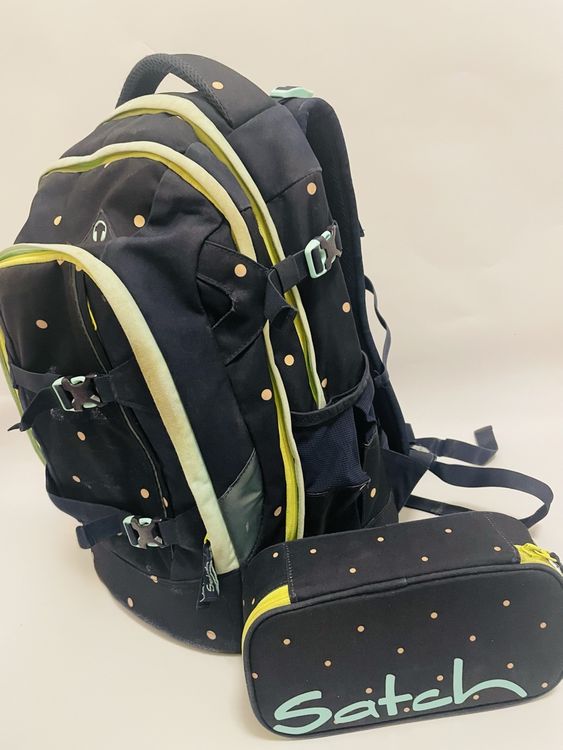Satch Schulrucksack mit Etui, neuwertig für die Schule (Gebraucht) in ...