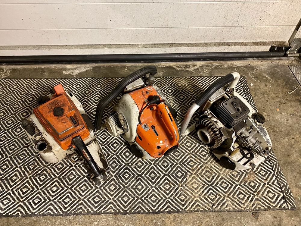 2 x Stihl 08S & 1 x Stihl 041AV Motorsäge ab 1.- Fr. Defekt | Kaufen auf Ricardo