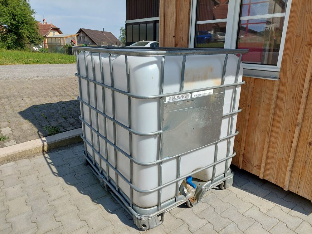 Wassertank, IBC Container, Wassercontainer 1000L (Gebraucht) in Engishofen für CHF 31 – nur ...