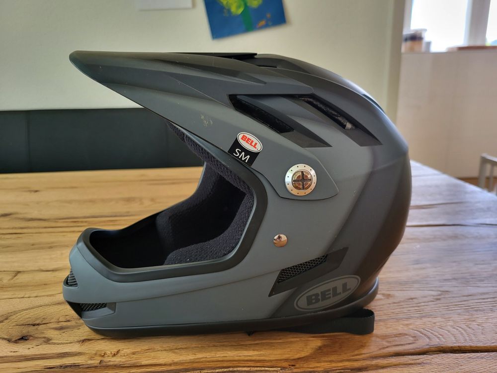 Bell Sanction Helm schwarz/grau Grösse S | Kaufen auf Ricardo