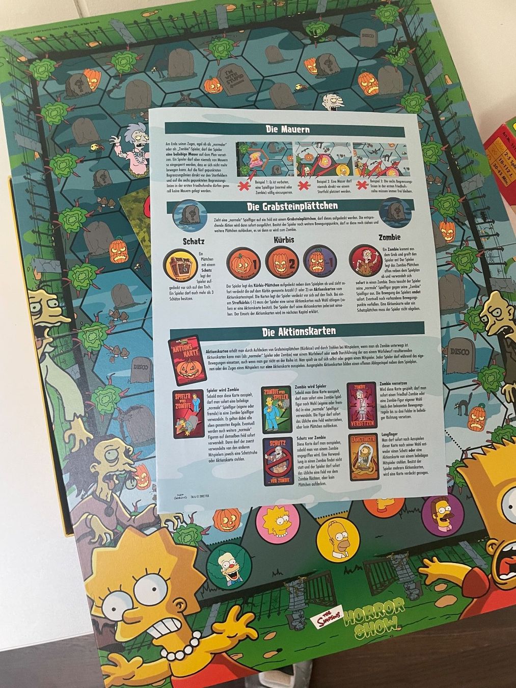 Simpsons Horror Show Spiel, Vollstaendig, Top Zustand! (Gebraucht) in ...