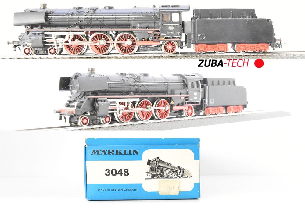 Märklin 3048 Dampflok BR 01 DB H0 WS Analog mit OVP (Gebraucht) in St ...