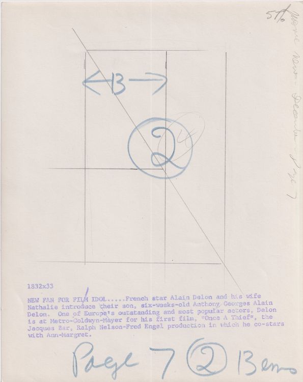 ***ALAIN DELON & FAMILY*** -1960s Original Vintage Photo | Acheter sur ...
