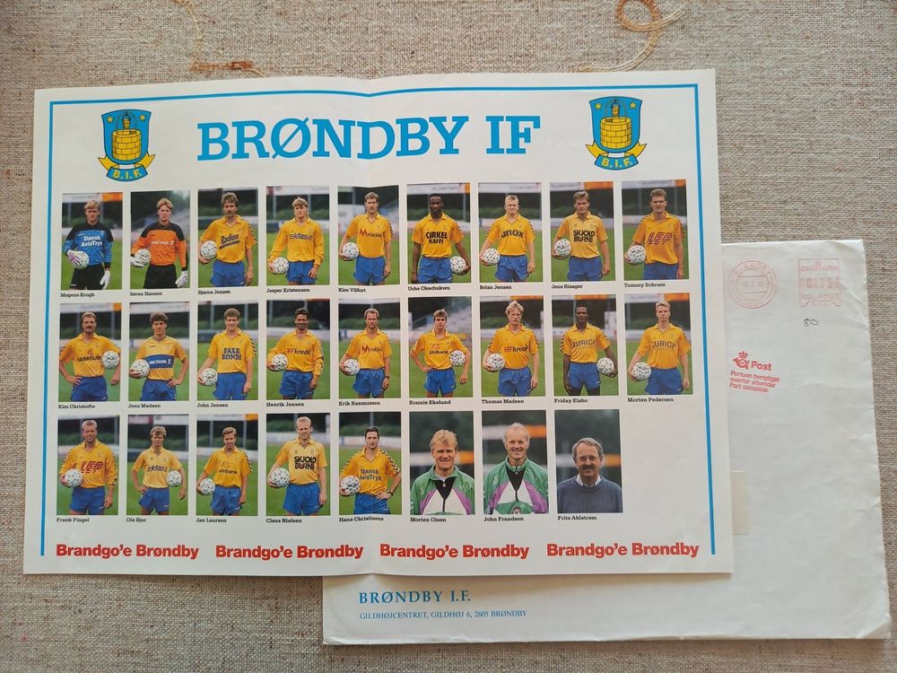 autografi squadra BRONDBY I.F. (Danimarca)1991 | Kaufen auf Ricardo