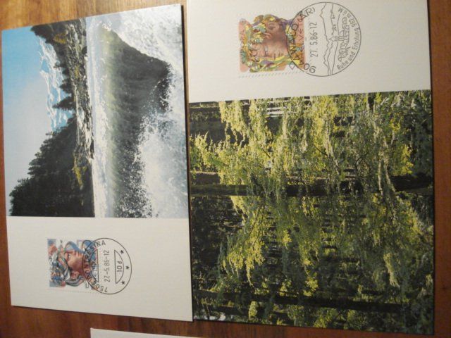 Set Europamarken 1986, Satz Maximumkarten + FDC (Gebraucht) in Niederwil AG für CHF 1 – mit ...