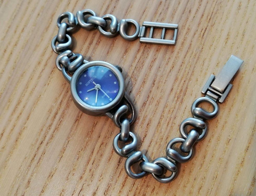 Vintage Softech Damen Uhr, Metall Armband Chronograph (Gebraucht) in Aarau für CHF 20 – mit ...