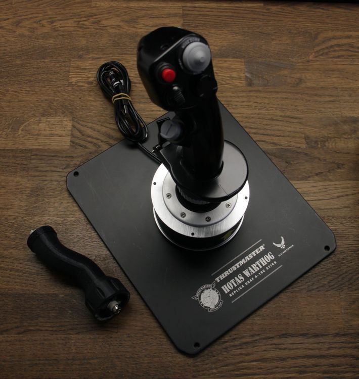Thrustmaster Warthog HOTAS mit 3D-gedruckter Verlängerung (Gebraucht ...