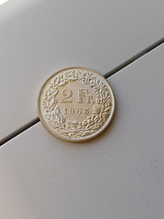 Schweiz 2 Franken 1965 unzirkuliert !! | Kaufen auf Ricardo