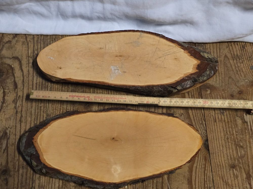 Holz Servicetablett, Service Platte Holz Aufschnitt Tablett | Kaufen ...