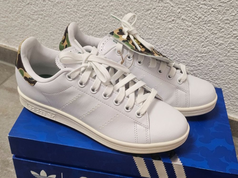Neu Adidas Stan Smith in Collab mit Bape gr.38 (23.5cm) (Neu und ...