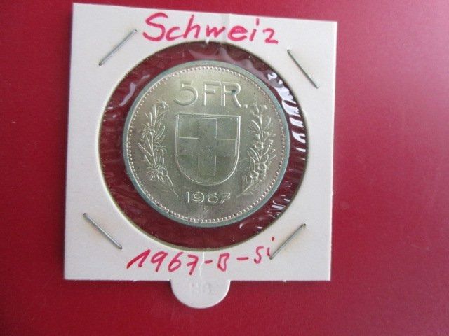 5 Franken 1967 - Mz B - Silber | Kaufen auf Ricardo