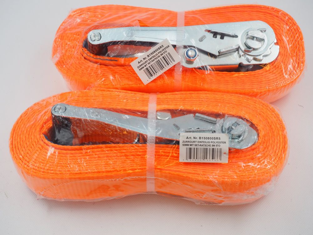 2x MC BULL Zurrgurt, Einteilig, 50mm, 8m (25120246) (Neu und ...