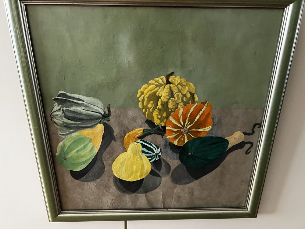 Aquarell Kürbis Sign. Schneider | Kaufen auf Ricardo