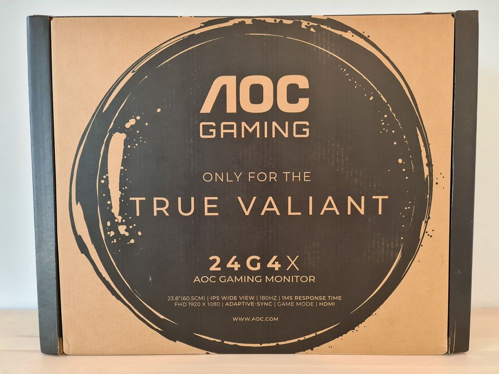 Gaming Monitor AOC 24G4X mit Pivot-Modus, NEU (Neu und originalverpackt ...