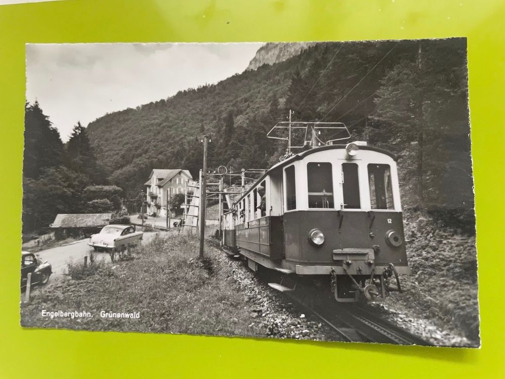 ENGELBERGBAHN BEI GRÜNENWALD VOR CA 7O JAHREN (Gebraucht) in ...