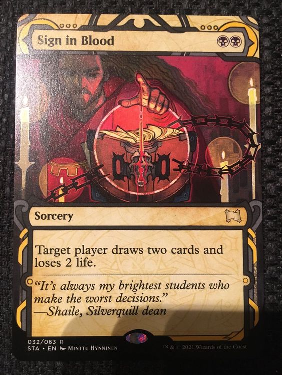 Mtg Sign in Blood | Kaufen auf Ricardo