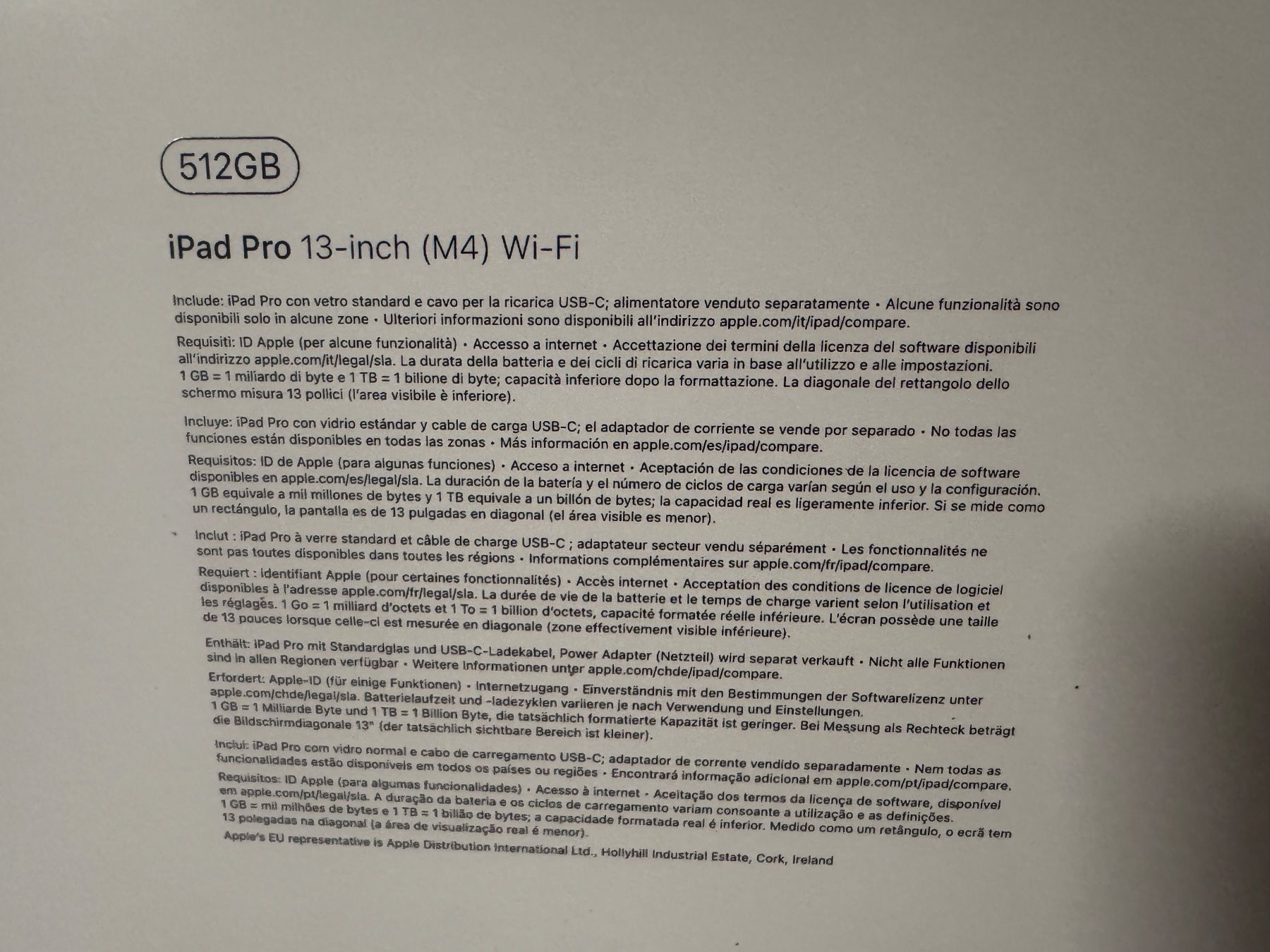 🔥Apple Ipad Pro 13 512 GB Garantie 2 Jahre ungeöffnet 🔥 (Neu und ...