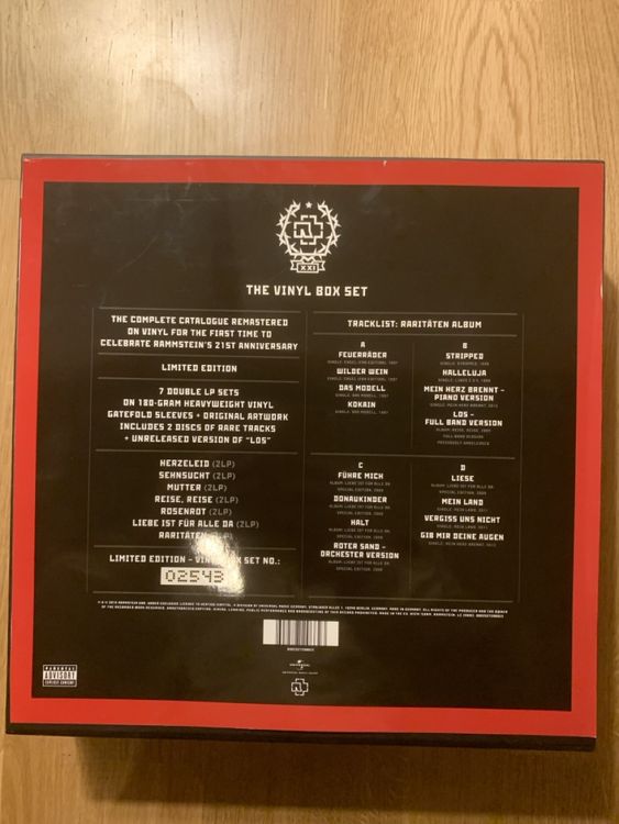 Rammstein XXL Lp Box | Kaufen auf Ricardo
