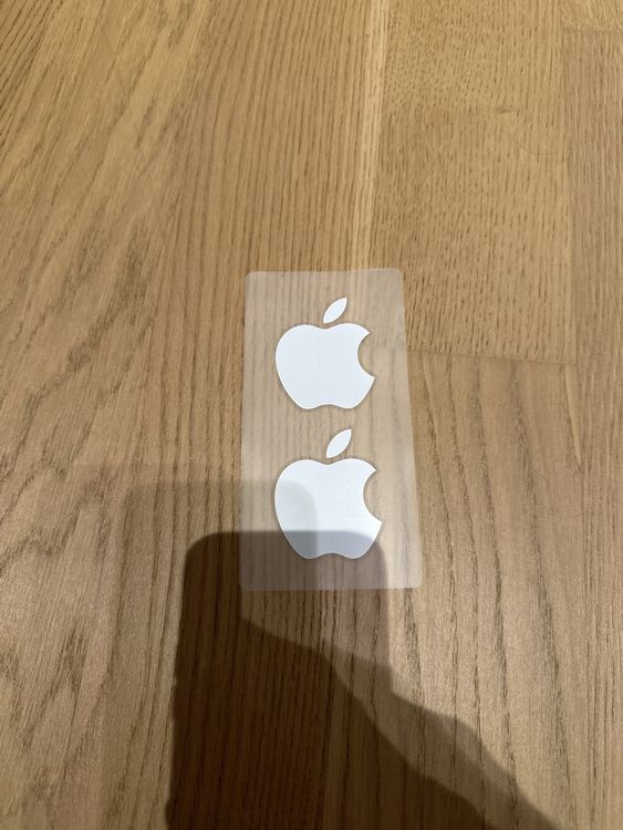 2x Apple Aufkleber Weiss Sticker Logo Neu | Kaufen auf Ricardo