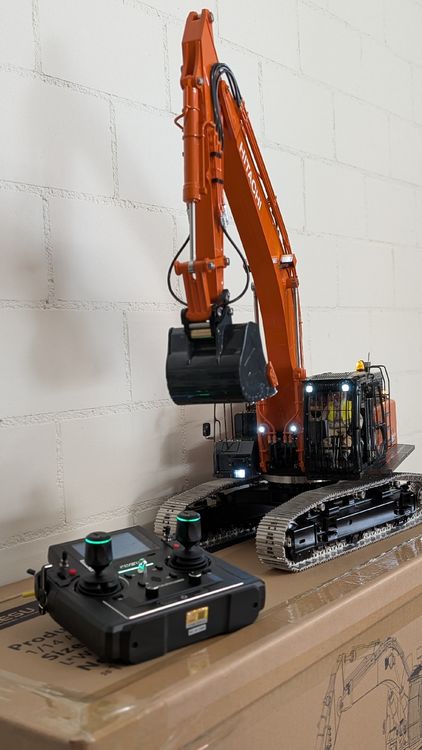 RC Hitachi 490 1:14 RTR Vollausstattung Hydraulik Bagger | Kaufen auf ...