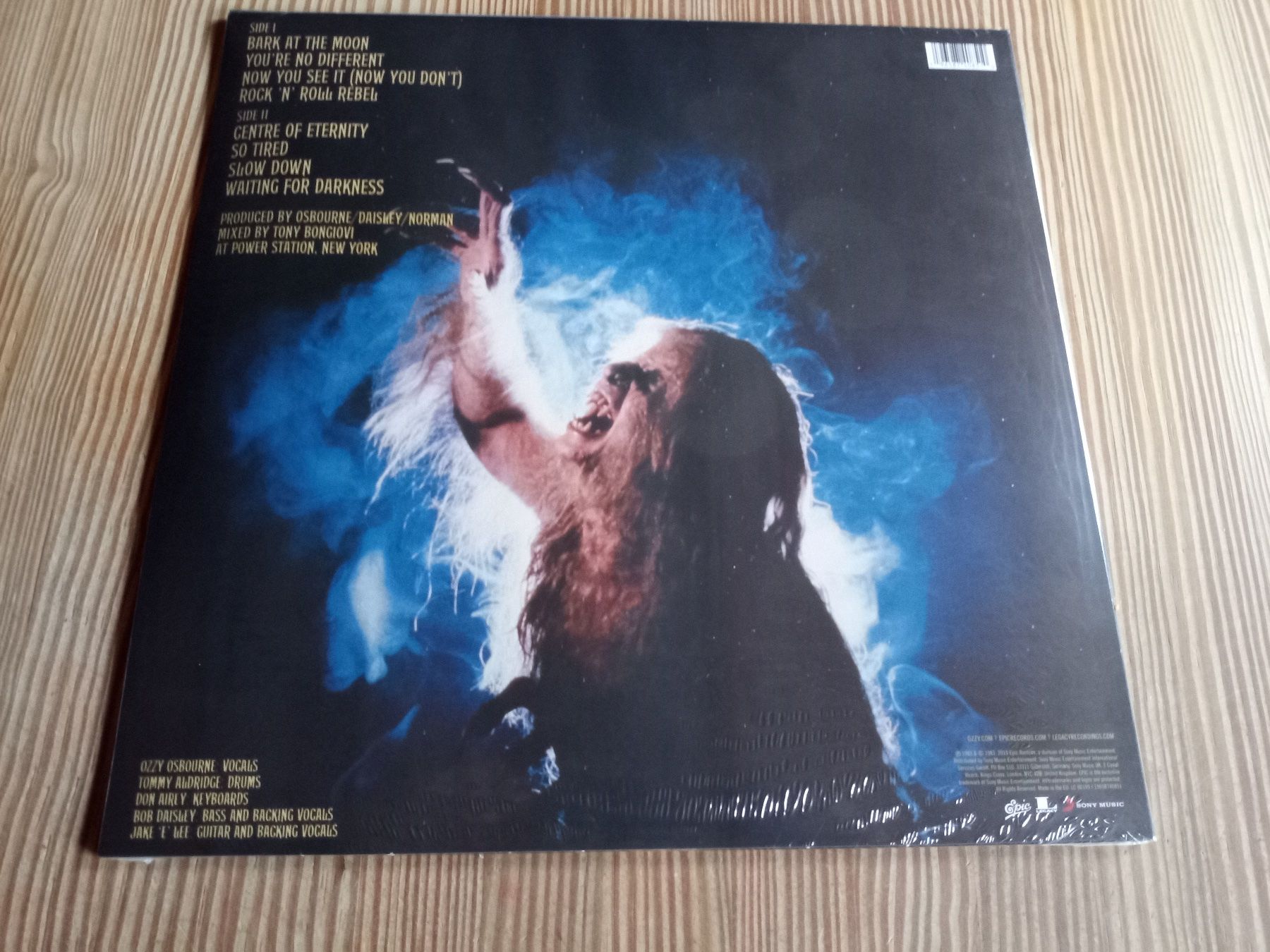 Ozzy Osbourne-Bark At The Moon 12'' Blue Cobalt Vinyl LP (Neu und ...