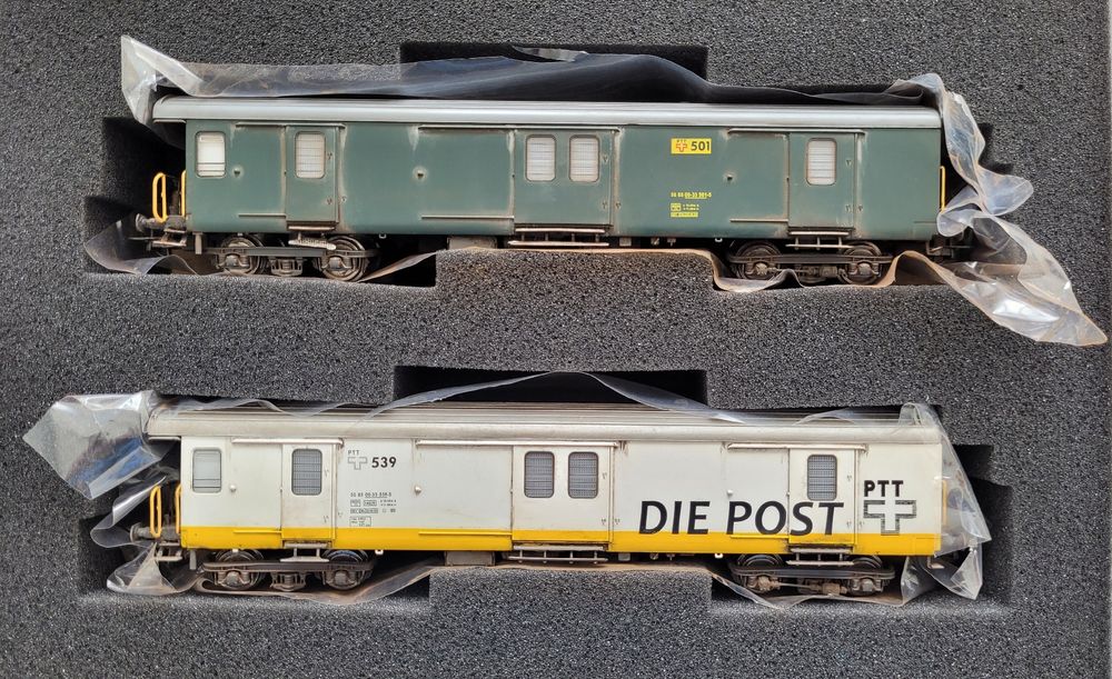 Heris 13051 SBB Postwagen Z4 2-teilig, gealtert | Kaufen auf Ricardo