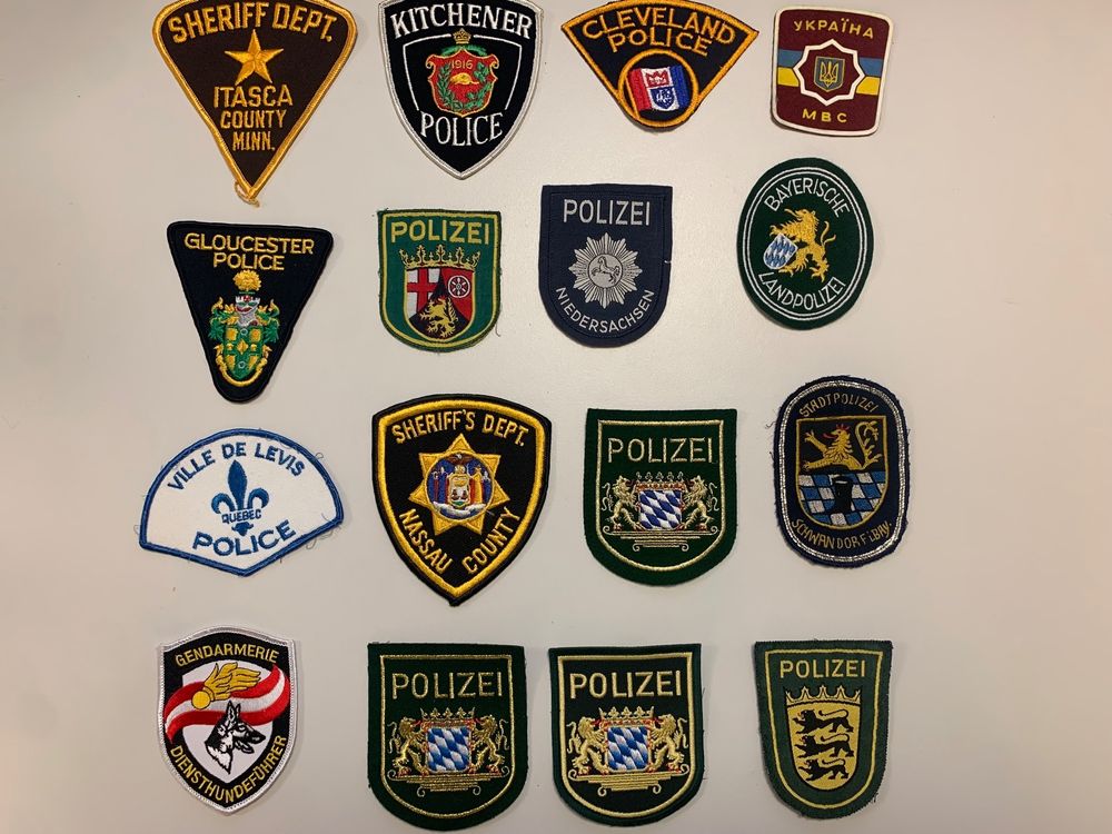 Grosse Sammlung Polizei Police Patches | Kaufen auf Ricardo