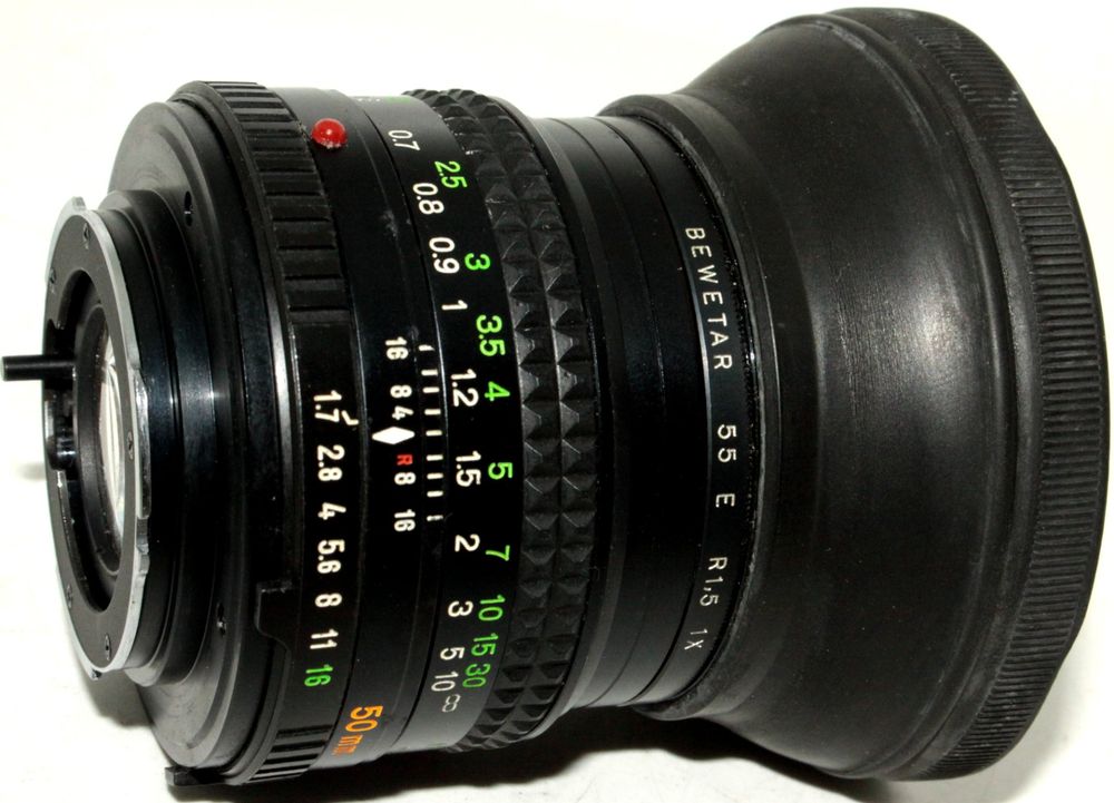 MINOLTA MD ROKKOR 1.7 / 50 mm + FILTER + SONNENBLENDE (Gebraucht) in ...