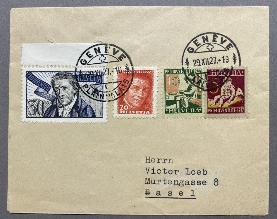 PJ 1926 Satzbrief Kat. 85.- Schöner Kleinbrief (Gebraucht) in ...