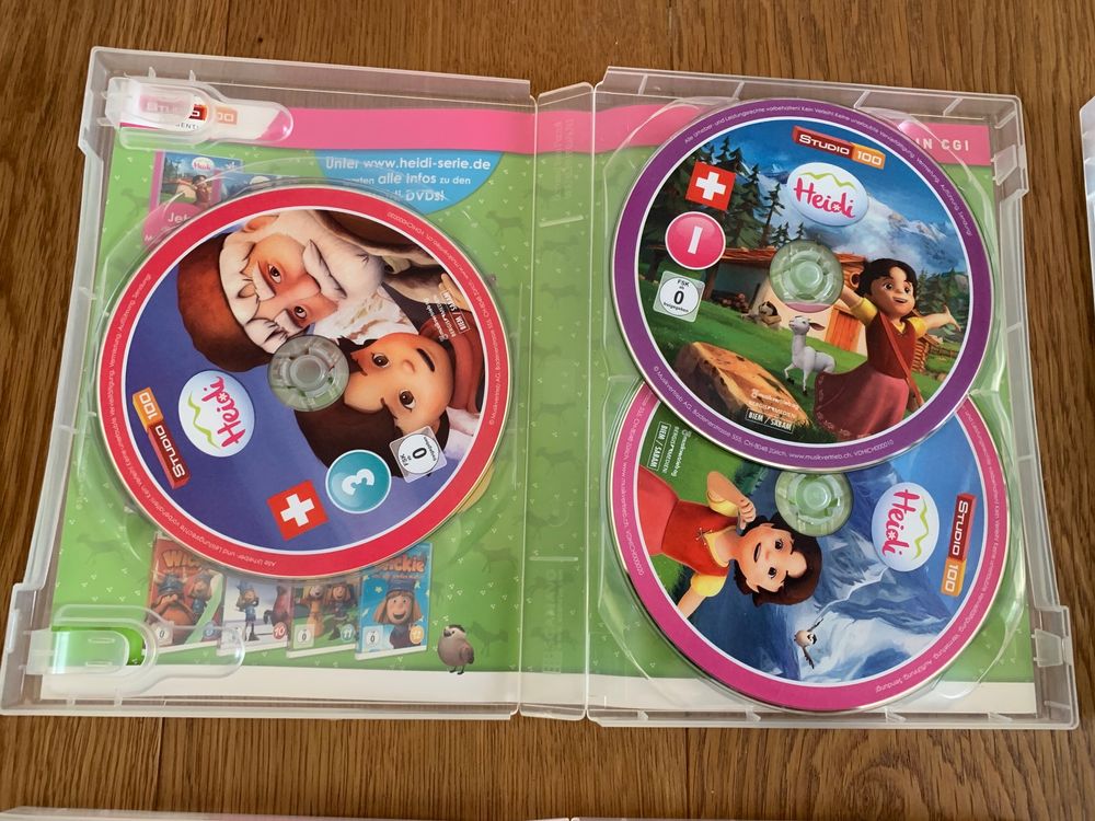 Heidi DVD Komplettbox 39 Folgen schwiizerdütsch - 13 DVDs (Gebraucht ...