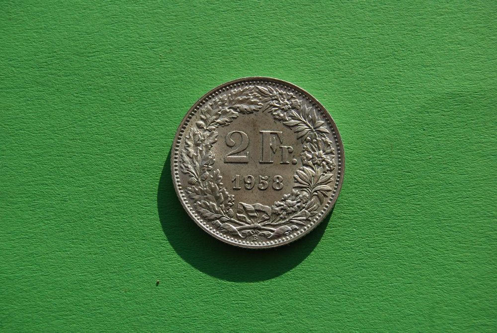 1 Münze 2 Franken 1958 | Kaufen auf Ricardo