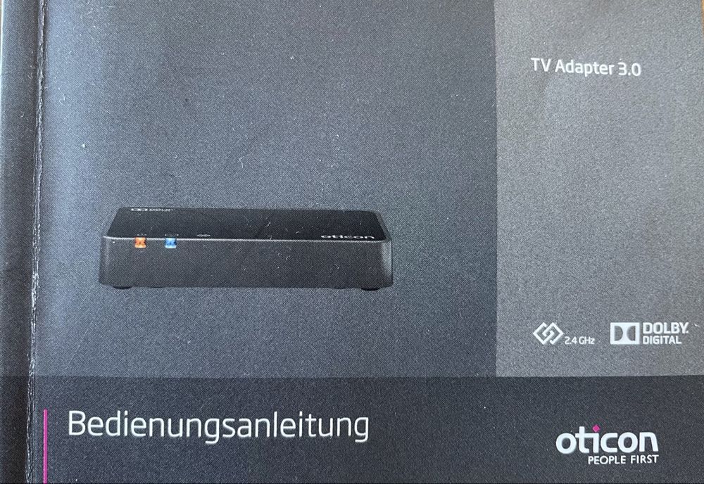 Oticon TV Adapter 3.0 Dolby Digital, für TV mit Hörgeräten (Gebraucht ...