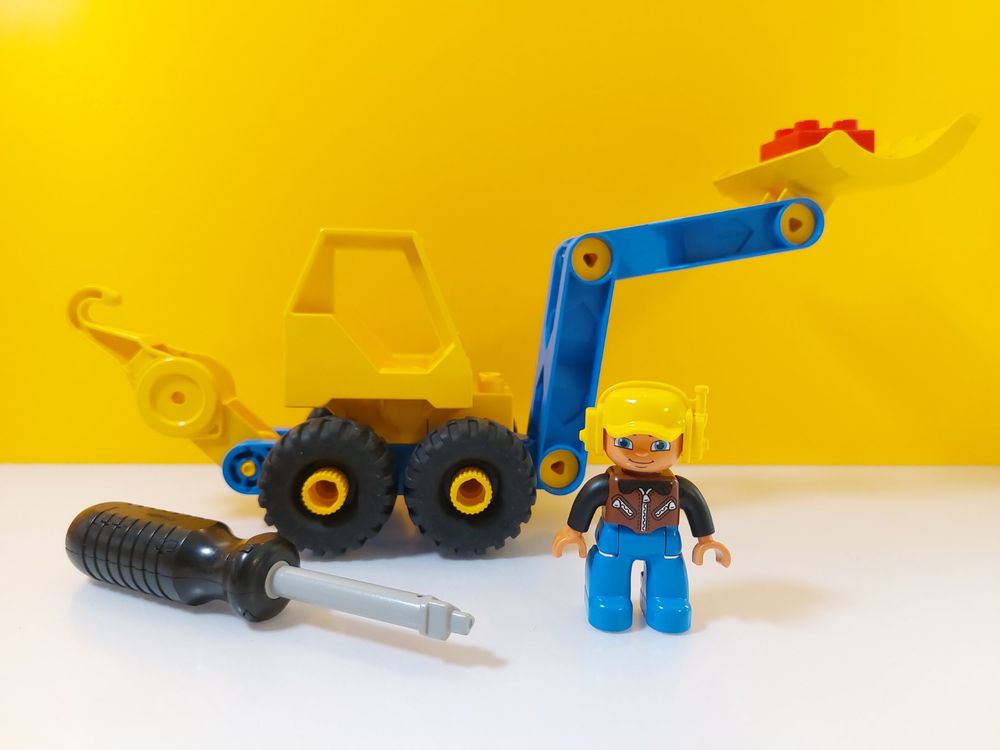 LEGO DUPLO 2910 Schaufelradlader TOOLO ( zum schrauben) | Kaufen auf ...