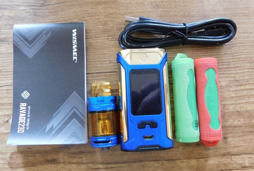 Vaporizer Wismec Ravage 230 mit 2 Akku-Batterien (Gebraucht) in ...