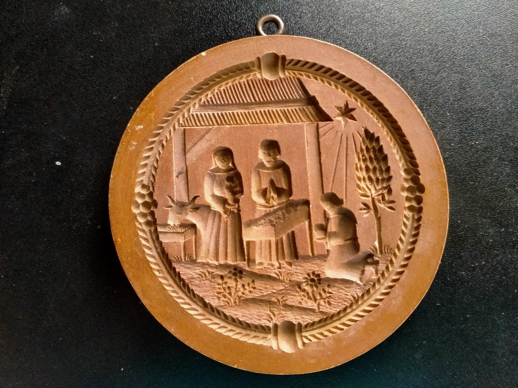 Krippe Gebäckmodel Anis Backmodel Tirggel Springerle Ø 98 mm (Gebraucht ...