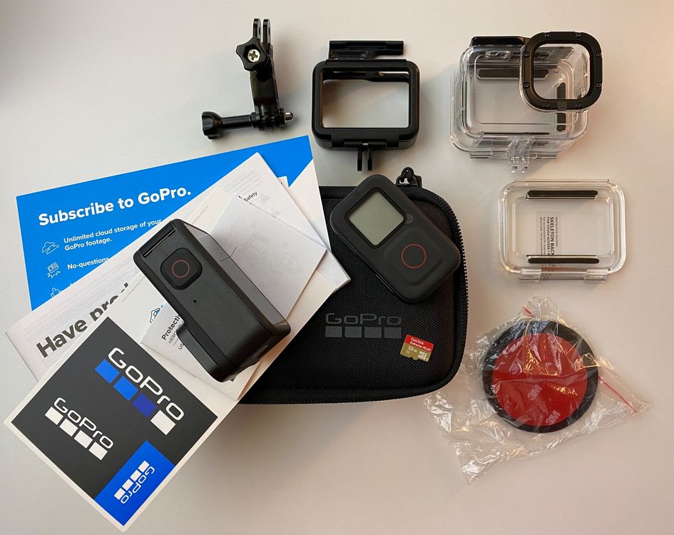 GOPRO Hero 9 Action-Kamera Schwarz Neu mit Fernbedienung | Kaufen auf ...