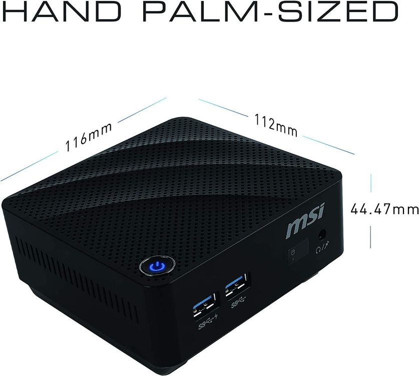 MSI Cubi N Fanless Barebone 1TB SSD, Office 2019, Windows 11 (Neu ...