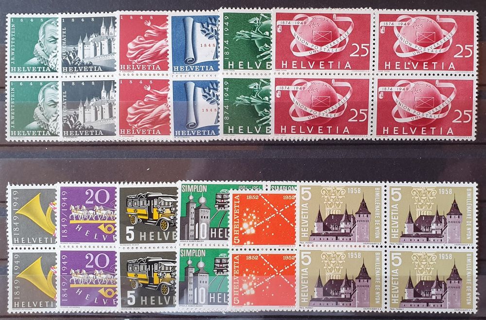 Sammlung Schweiz Viererblock ** | Kaufen auf Ricardo