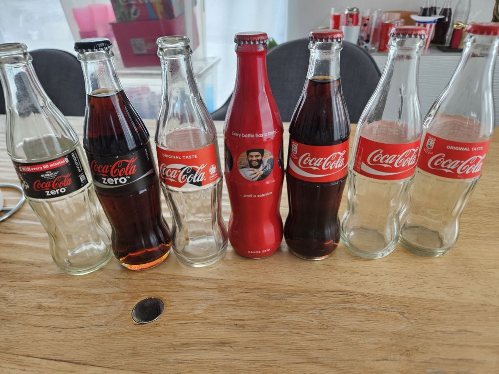 Coca Cola Flaschen 7x 0.33 Liter (Gebraucht) in Güttingen für CHF 5 ...