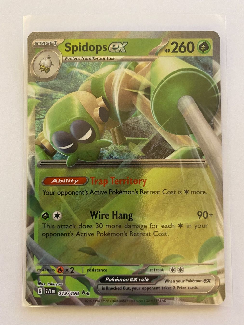 Pokemon Spidops EX 019/198 Scarlet & Violet EN (Neu (gemäss ...