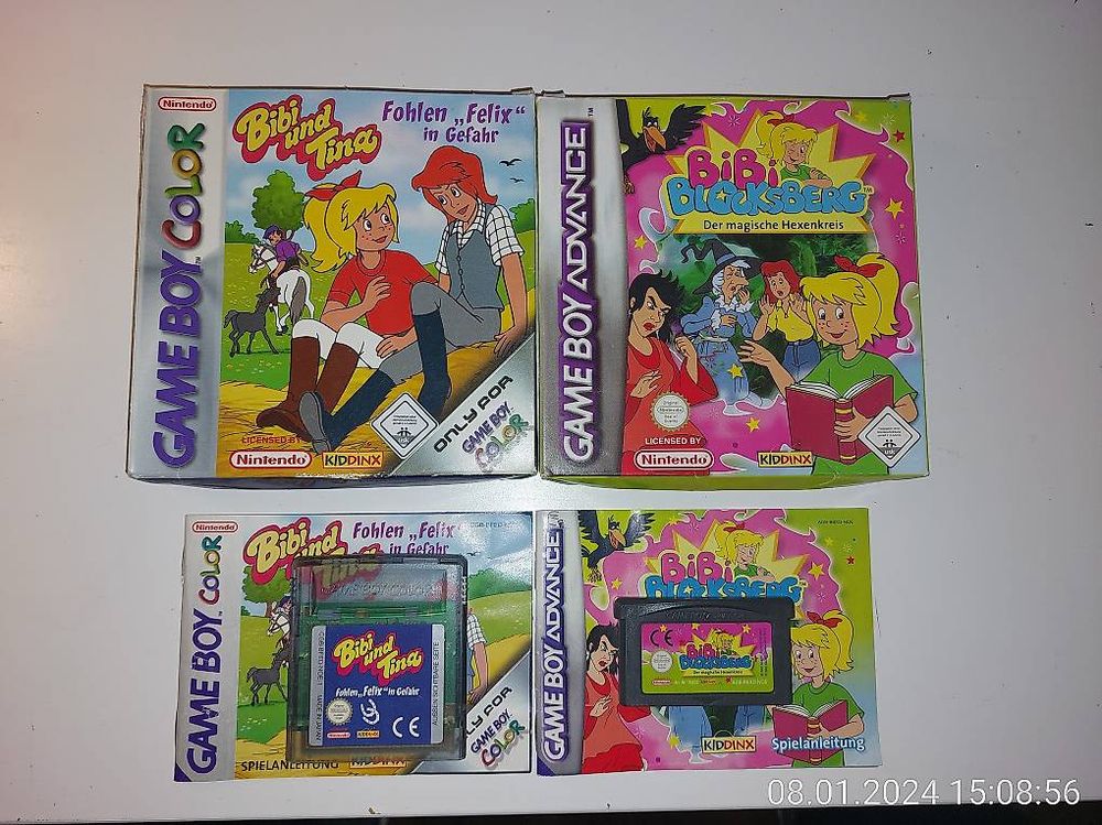 Bibi und Tina ,Bibi Blocksberg Game Boy Color,Advance (Gebraucht) in ...
