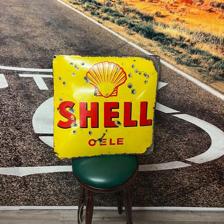 Shell Emailschild 1930 Original | Kaufen auf Ricardo