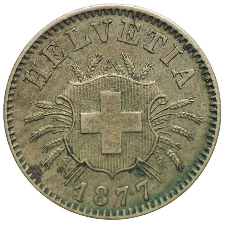 Schweiz Bundesmünze 5 Rappen 1877 | Kaufen auf Ricardo