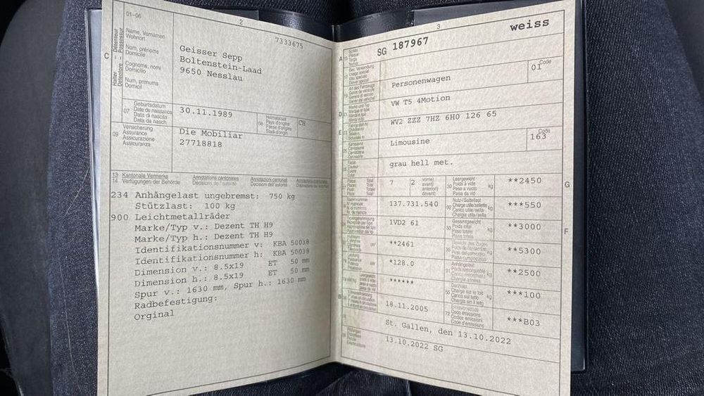 VW T5 4 Motion Multivan | Kaufen auf Ricardo