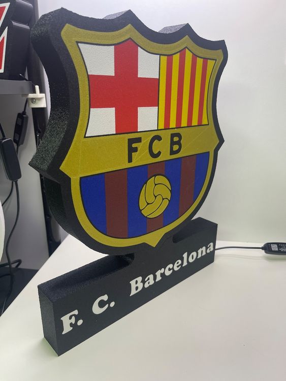 Fc Barcelona Logo mit LEDs (Neu (gemäss Beschreibung)) in Luzern für ...